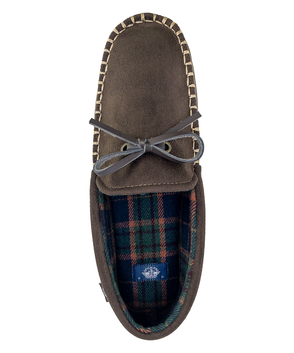 Microsuede Boater Moccasin Slippers