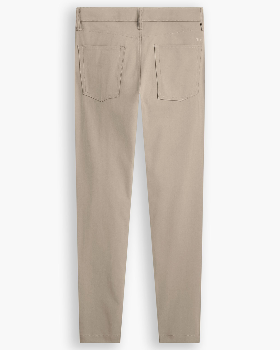 View of model wearing Timber Wolf Go Pant, Slim Fit with Airweave.